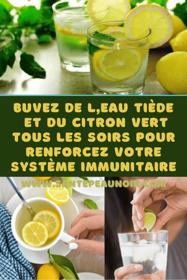 Buvez de l'eau tiède avec du citron vert pour rester en bonne santé ...