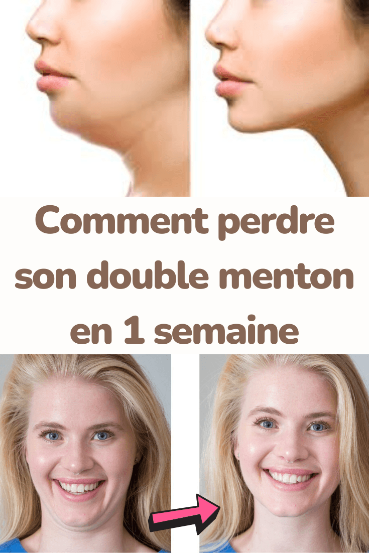 Comment perdre son double menton en 1 semaine