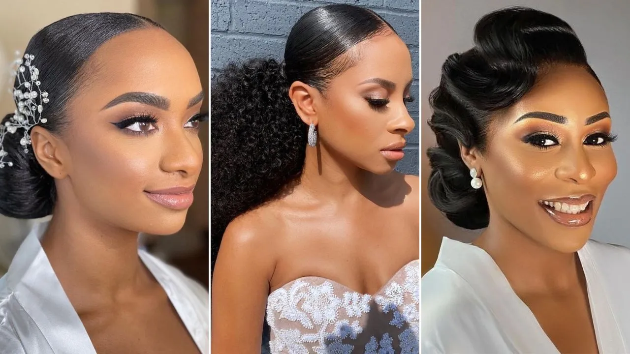 10 Coiffures de mariage pour cheveux crépus - Sante Peau Noir